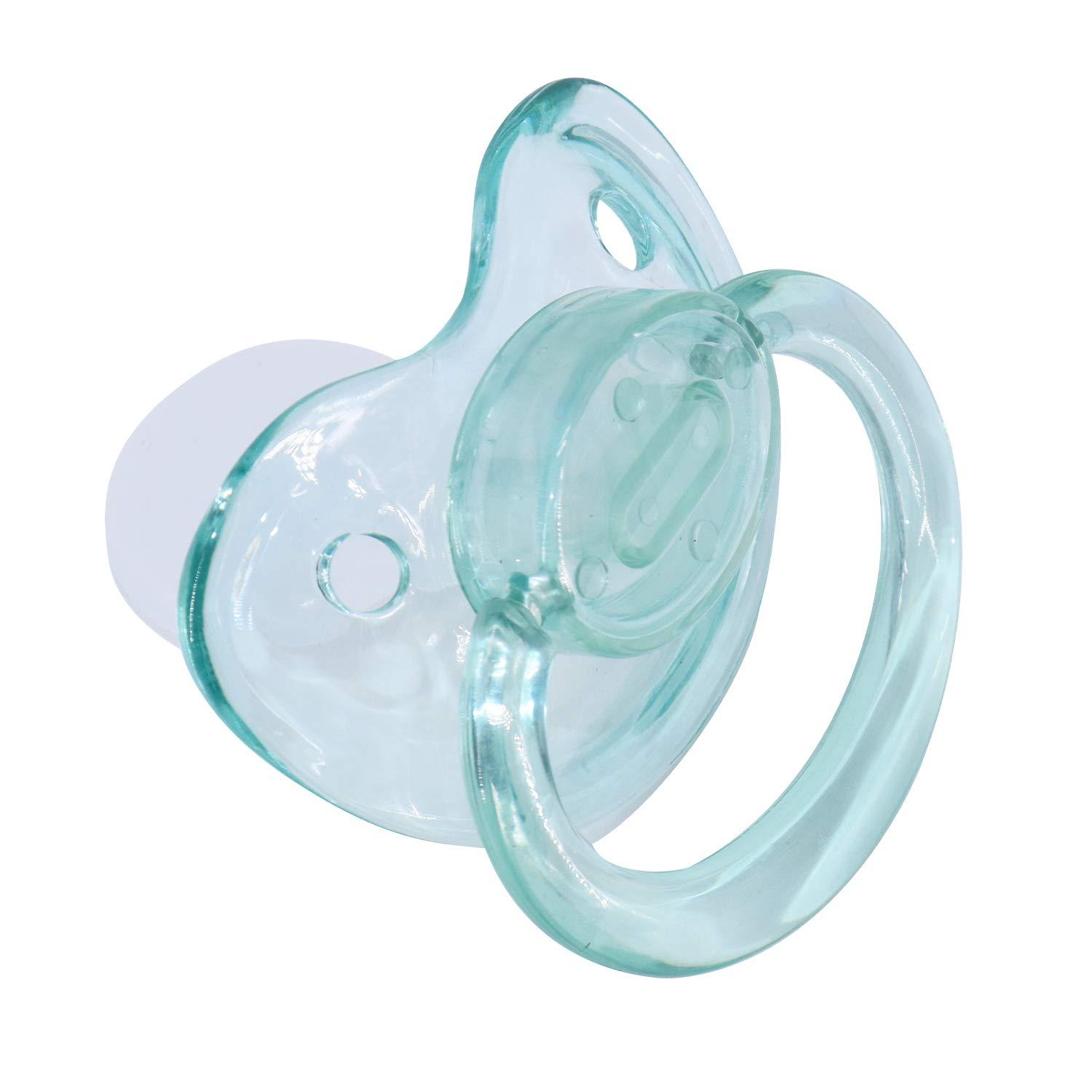 Adult Baby Pacifier ABDL Silicone Candy Gloss Pacifier - Cute Green ...