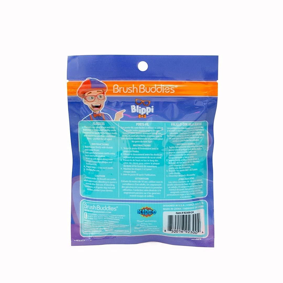 Kali Dreams Blippi Toothbrush Set with 3 Toothbrushes and Floss ...