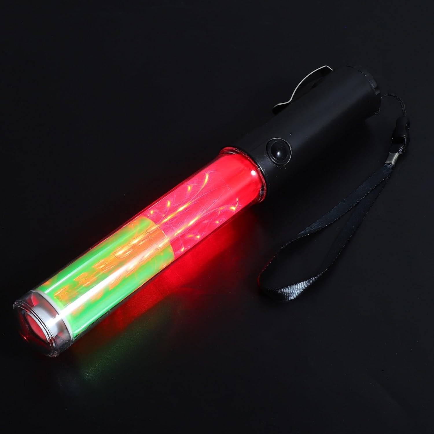 iplusmile Signal Traffic Wand Traffic Red Green LED Traffic Control ...