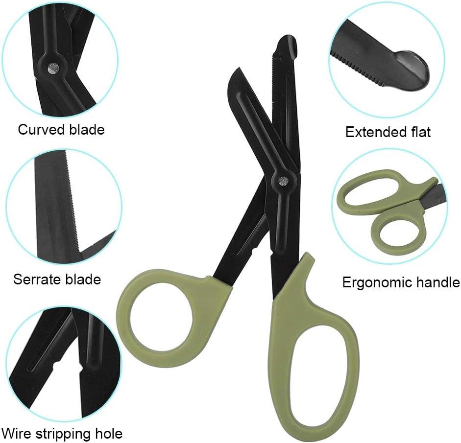 Trauma Bandage Scissors - Stainless Steel EMT Shears for First Aid ...