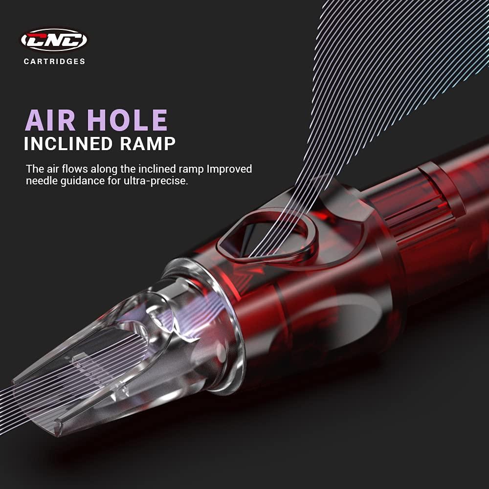 CNC 3RL Tattoo Needles Cartridge 20Pcs #10 Bugpin Disposable Round ...