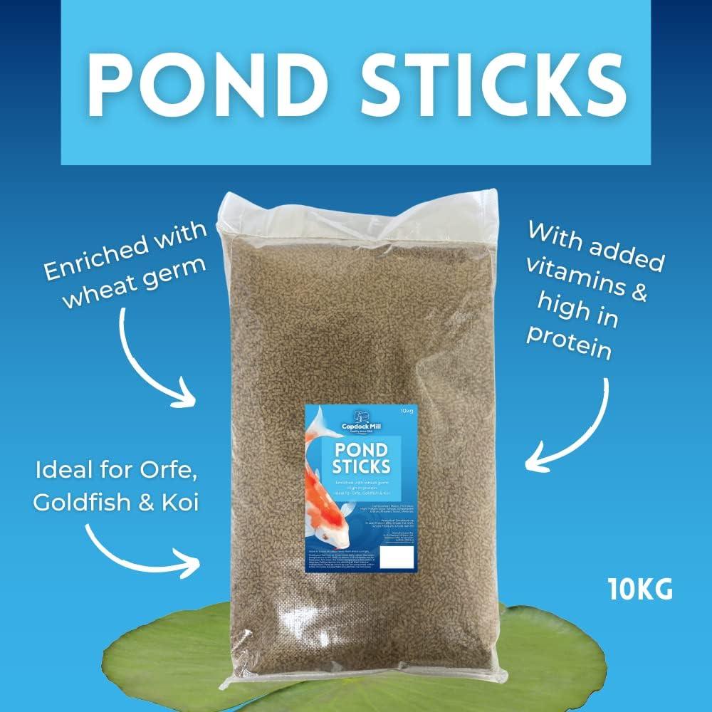 Copdock Mill Pond Sticks Fish Food Ideal Koi Goldfish and Carp Feed for ...