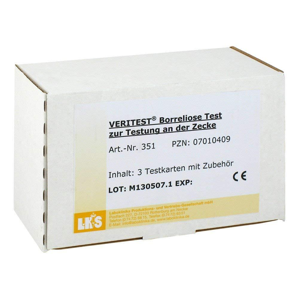 BORRELIOSE Test - 3 PCS Tick Test Card for Accurate Lyme Disease ...
