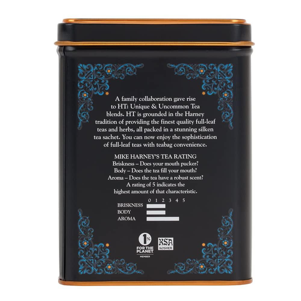 Harney & Sons Black Cask Bourbon Tea - 20 Sachets of Smoky Black Tea ...