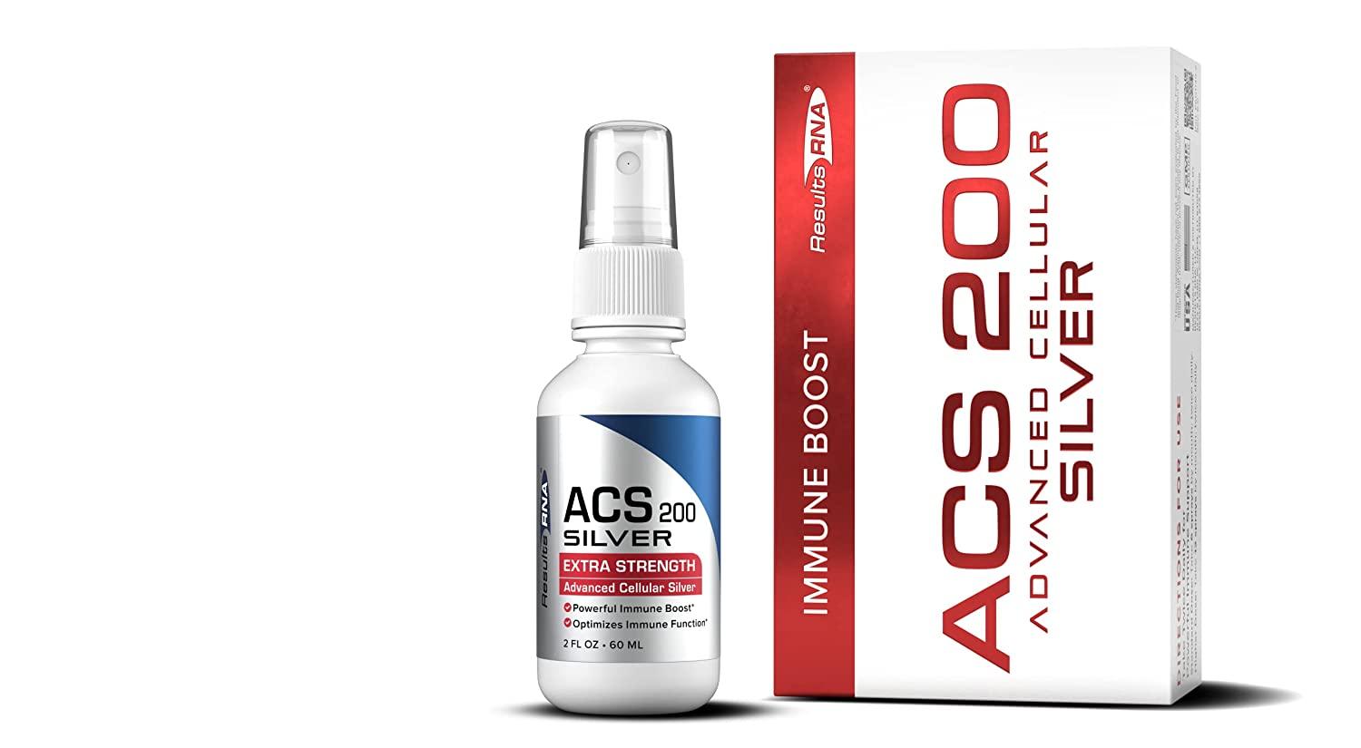 Results RNA ACS 200 Extra Strength Colloidal Silver 2oz Spray | Immune ...