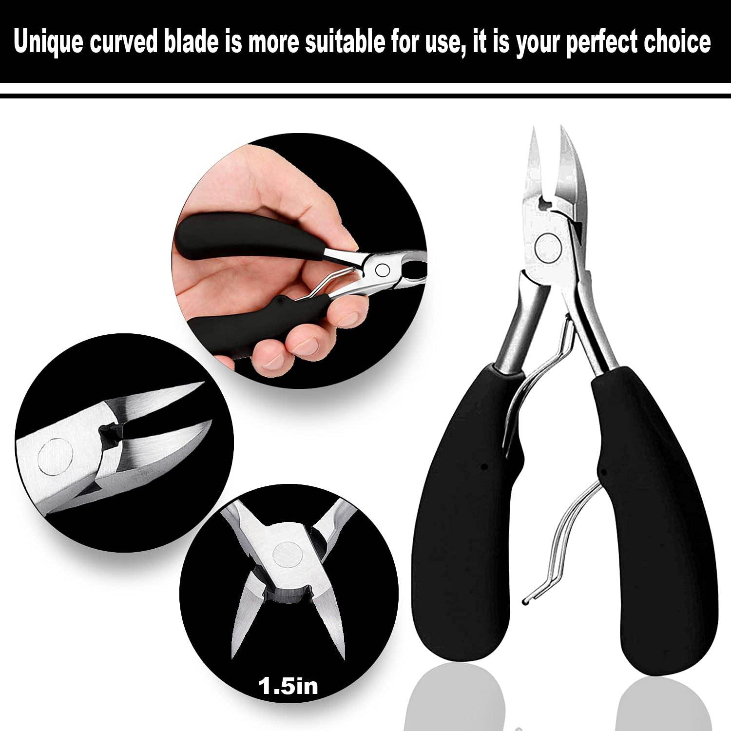 Ingrown Toenail Tool Kit (10PCS) - Premium Foot Treatment for Thick ...