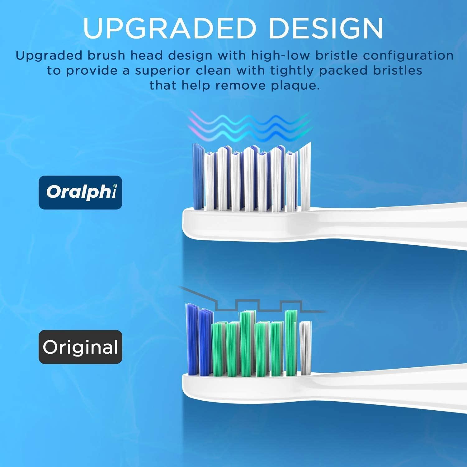 SRRB-4W Replacement Brush Heads for Waterpik Sensonic & Complete Care ...