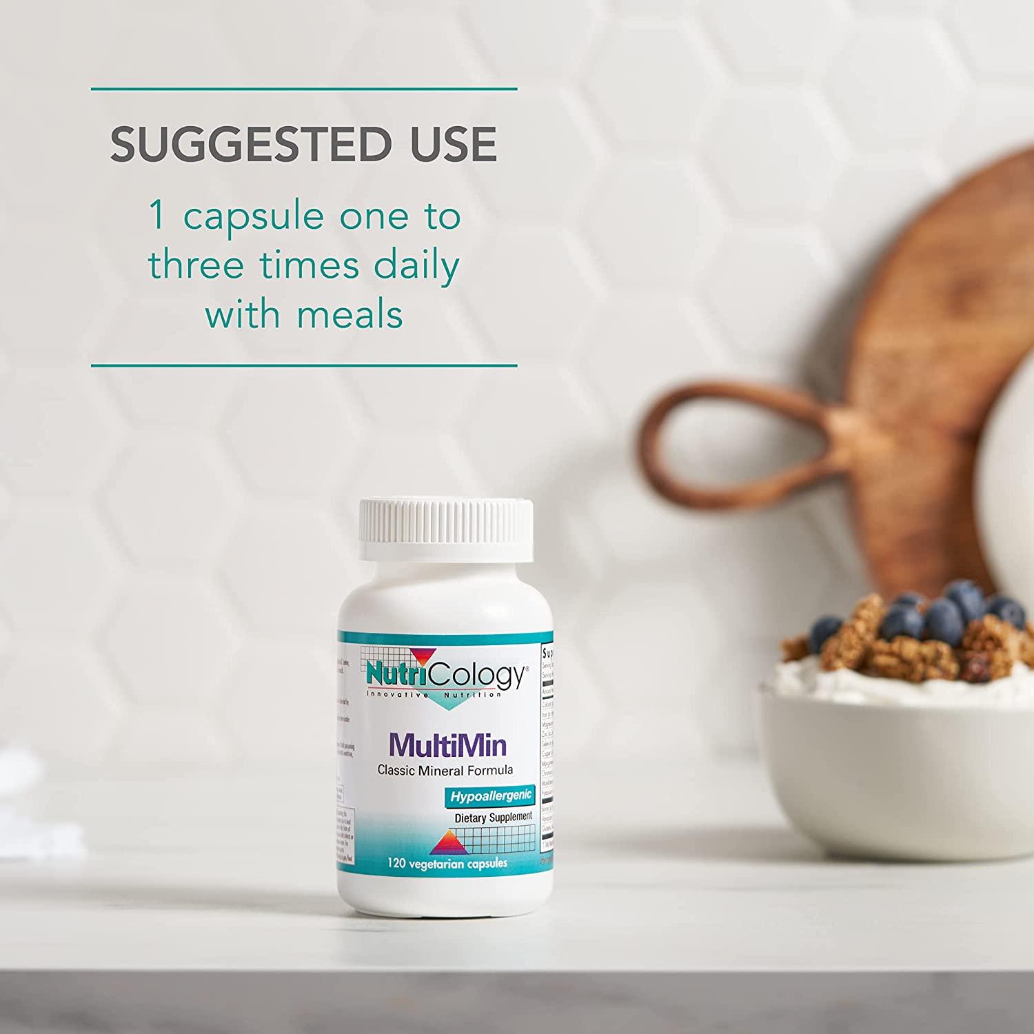 Nutricology MultiMin - 120 Vegetarian Capsules | Essential Multi ...