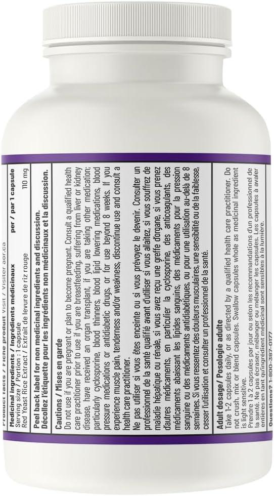 AOR Red Yeast Rice 60s - Natural Cholesterol Support | Buy Now with ...