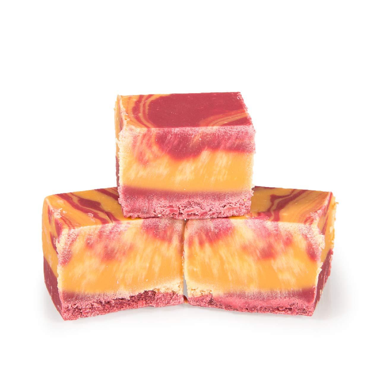 The Fudge Factory - Mango & Passion Fruit Flavour Cubed Fudge - 2kg Tub ...