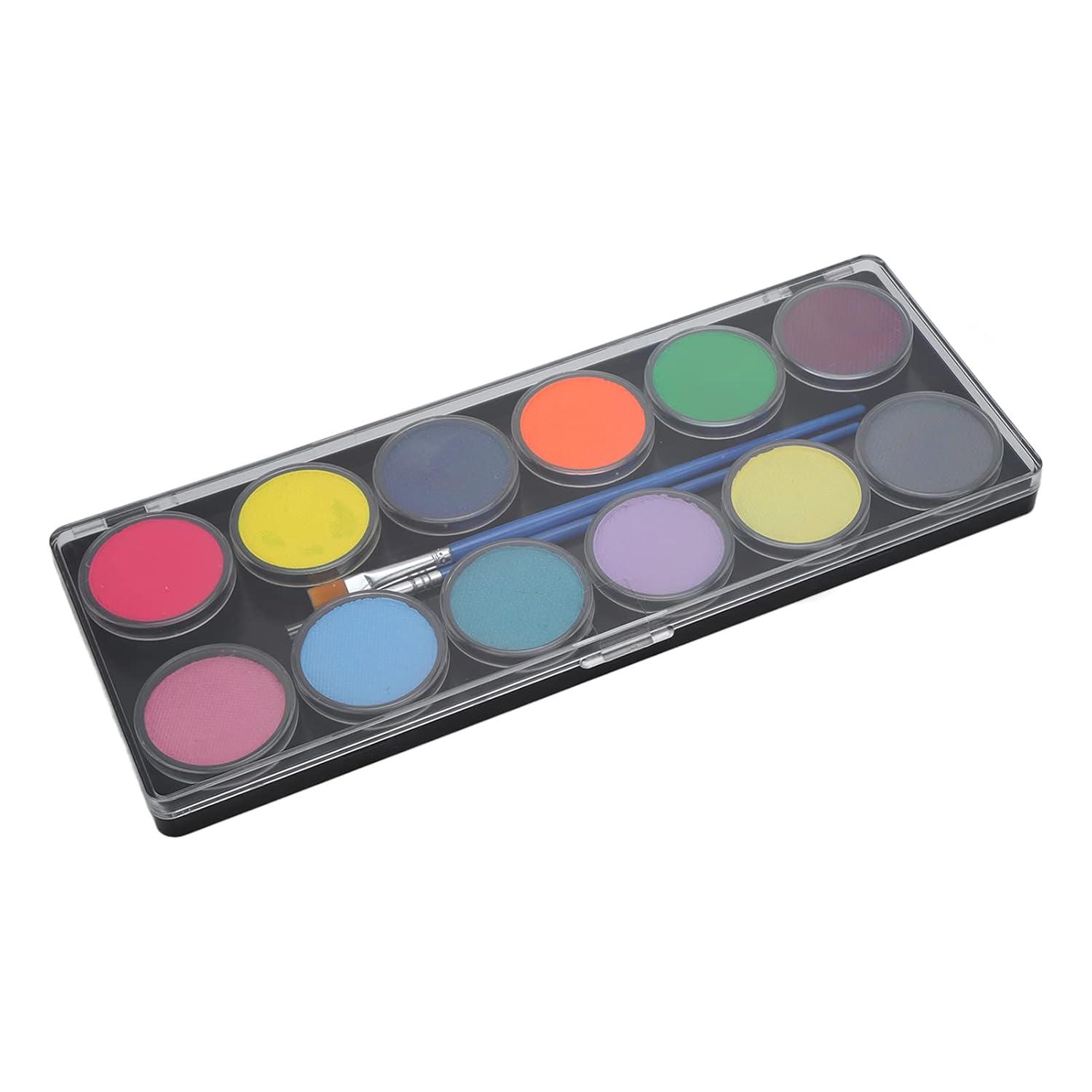 Face & Body Painting Palette - Food-Safe Makeup Set for Kids & Adults ...