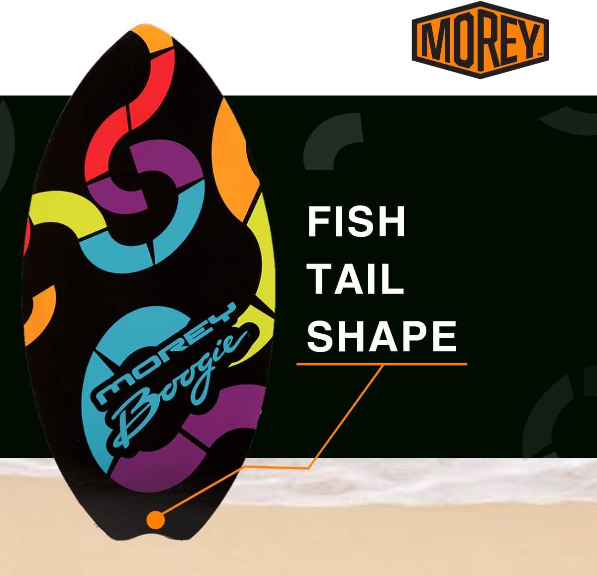 Morey 37.5 Wood Skimboard with Grip Pad - Ideal for Kids and Adults ...