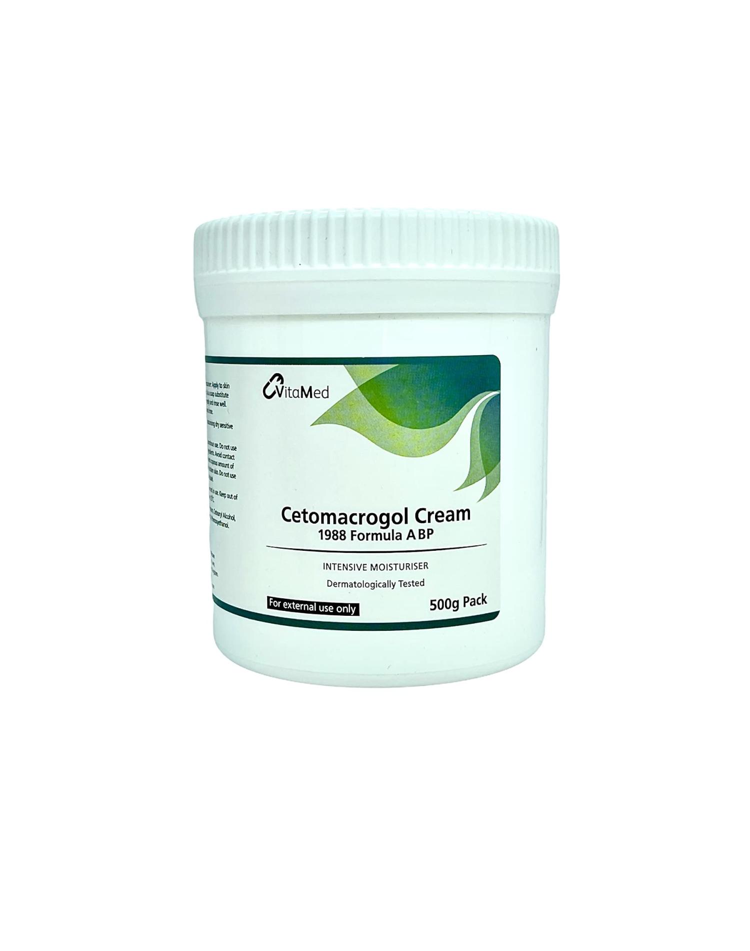 Vitamed Cetomacrogol 1988 Formula A BP Cream 500g Jar | Buy Now with ...
