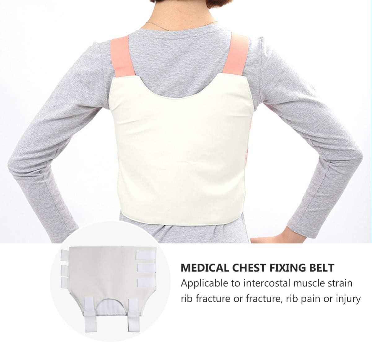 Heallily Binder Clips Rib and Chest Support Brace M with Lumbar Support ...