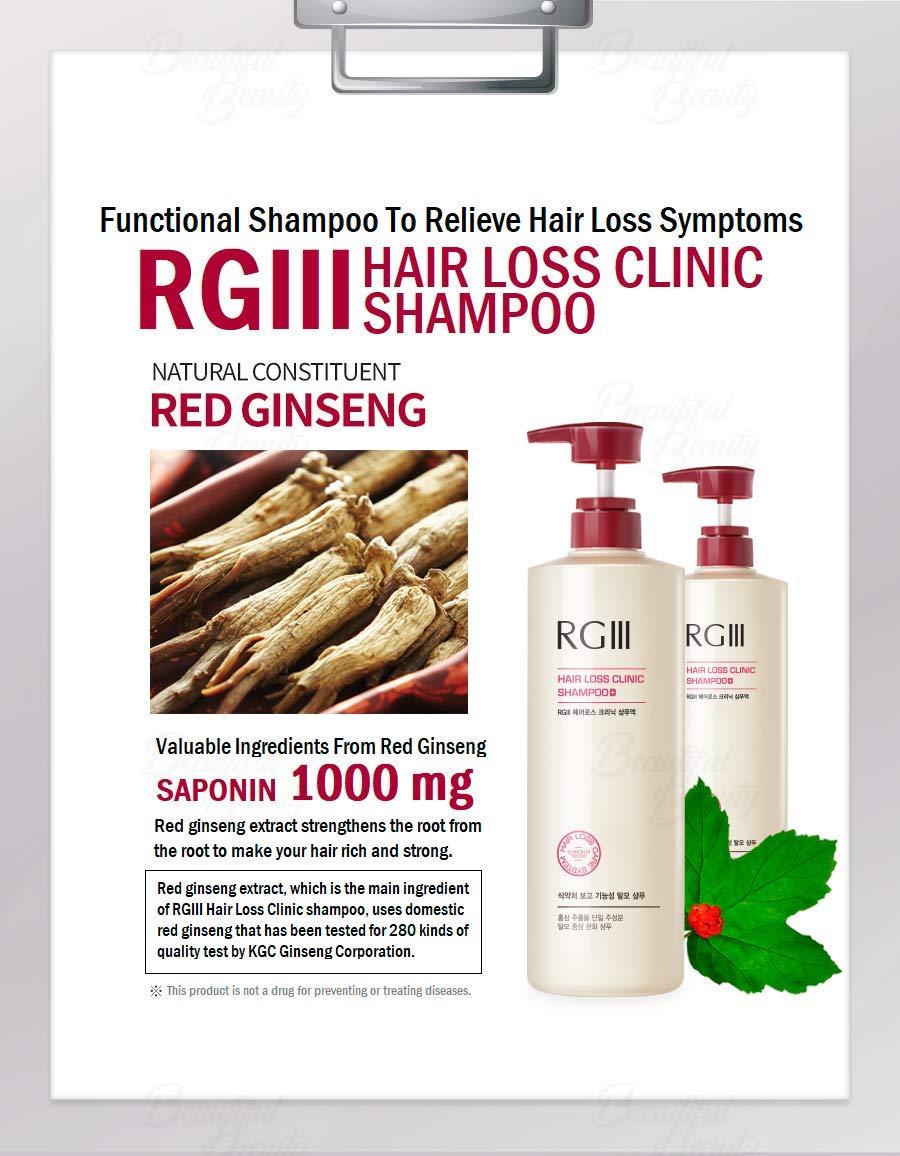 RGIII Hair Loss Clinic Shampoo - Panax Ginseng Extract for Hair Loss ...