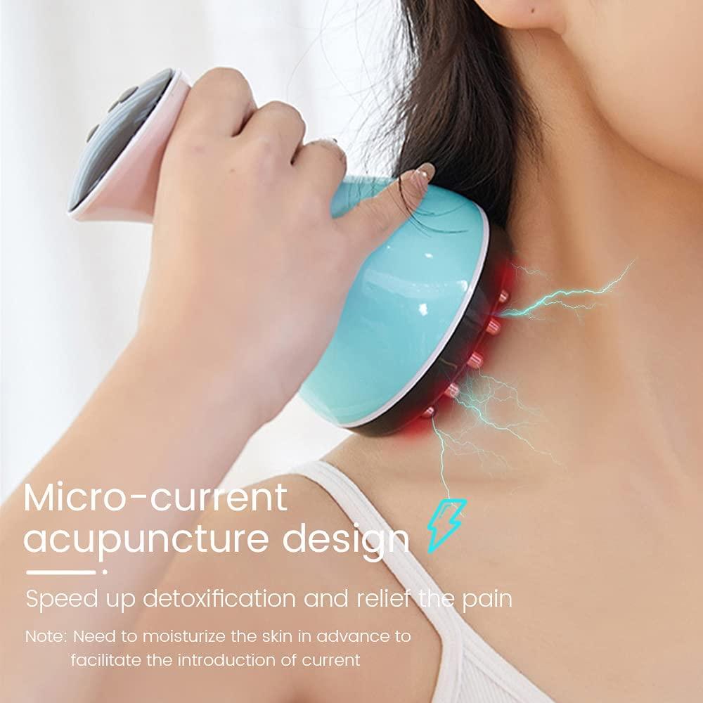 Scienlodic Electronic Micro-Current Dry Brush for Cellulite & Lymphatic ...