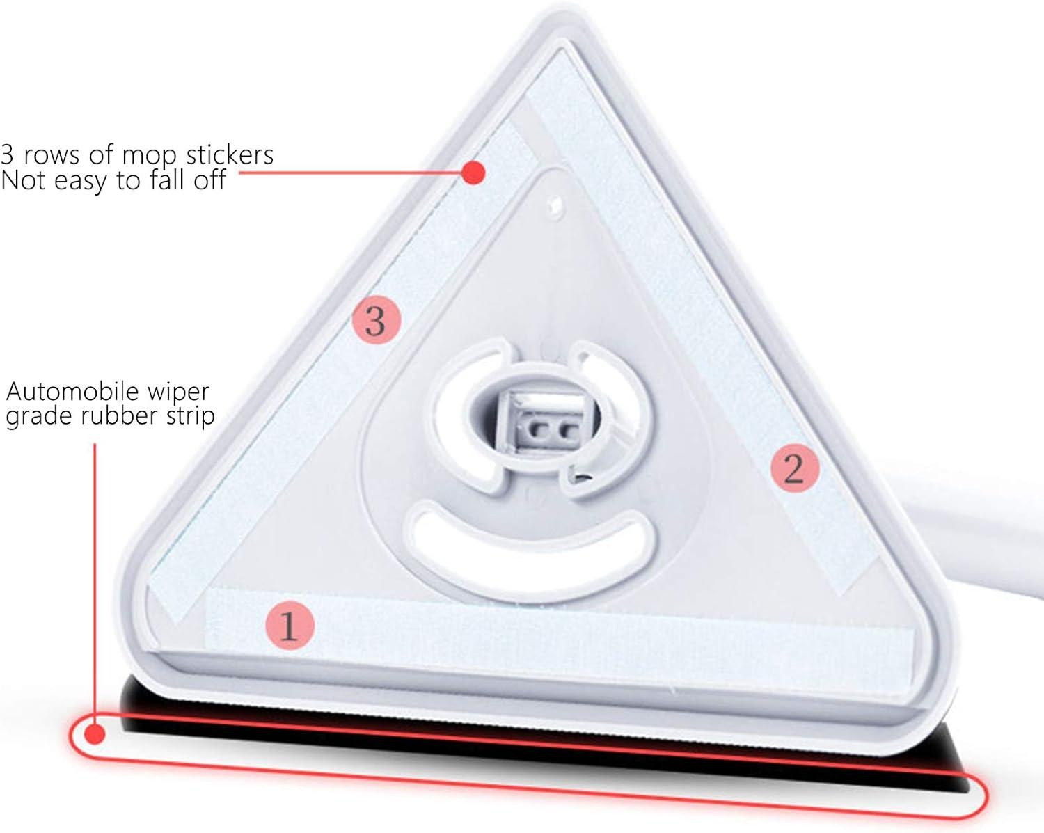 Ergonomic Triangular Glass Wiper - Extendable Cleaner for Ceilings ...