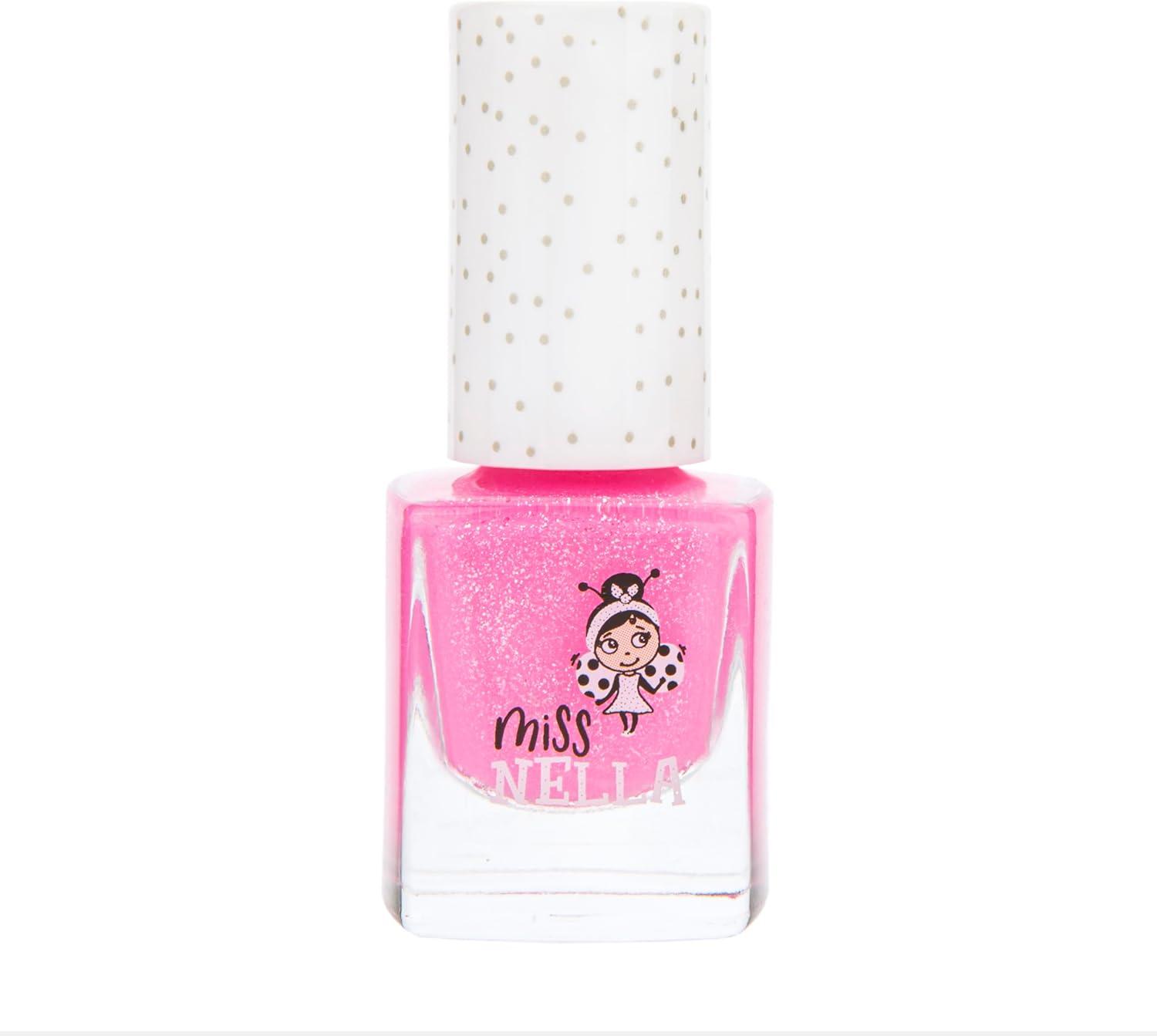 Miss Nella Watermelon Popsicle Safe Neon Pink Glitter Nail Polish for ...