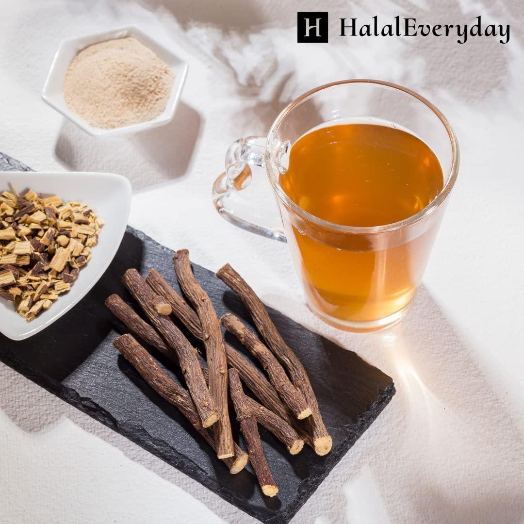 Natural Licorice Root Sticks - 100g (1/4 lb) - Vegan & Halal - 10-15 ...