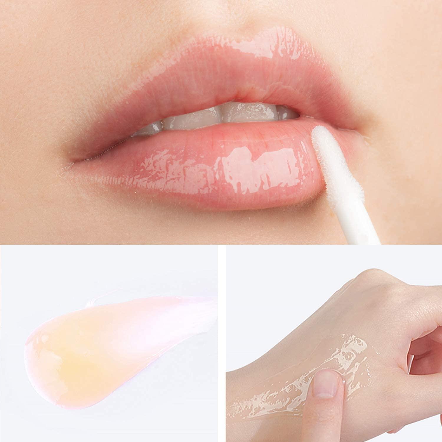 VASSOUL Lip Plumper Set - Natural Gloss for Fuller & Hydrated Lips ...