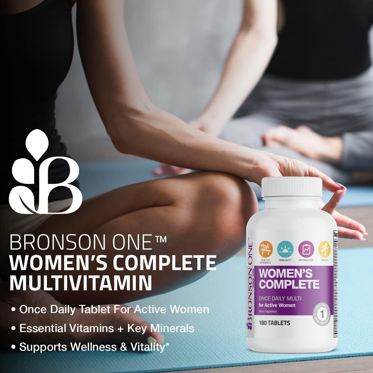 Bronson ONE Daily Women's Complete Multivitamin - 180 Tablets | Buy Now ...