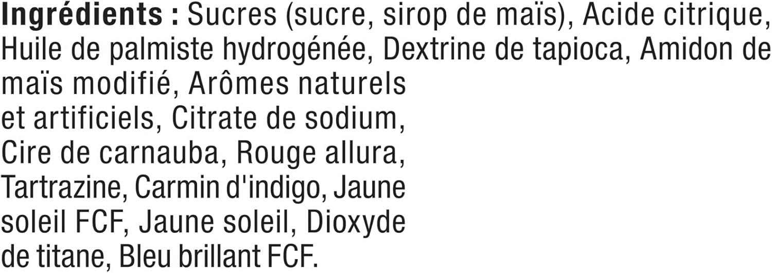 skittles sour candy ingredients