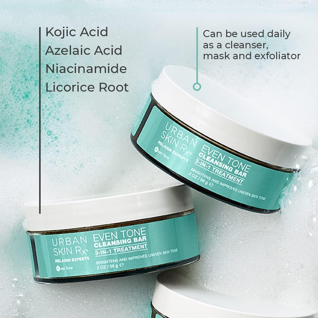 Urban Skin Rx Even Tone Cleansing Bar 3-in-1 Daily Cleanser Exfoliator ...