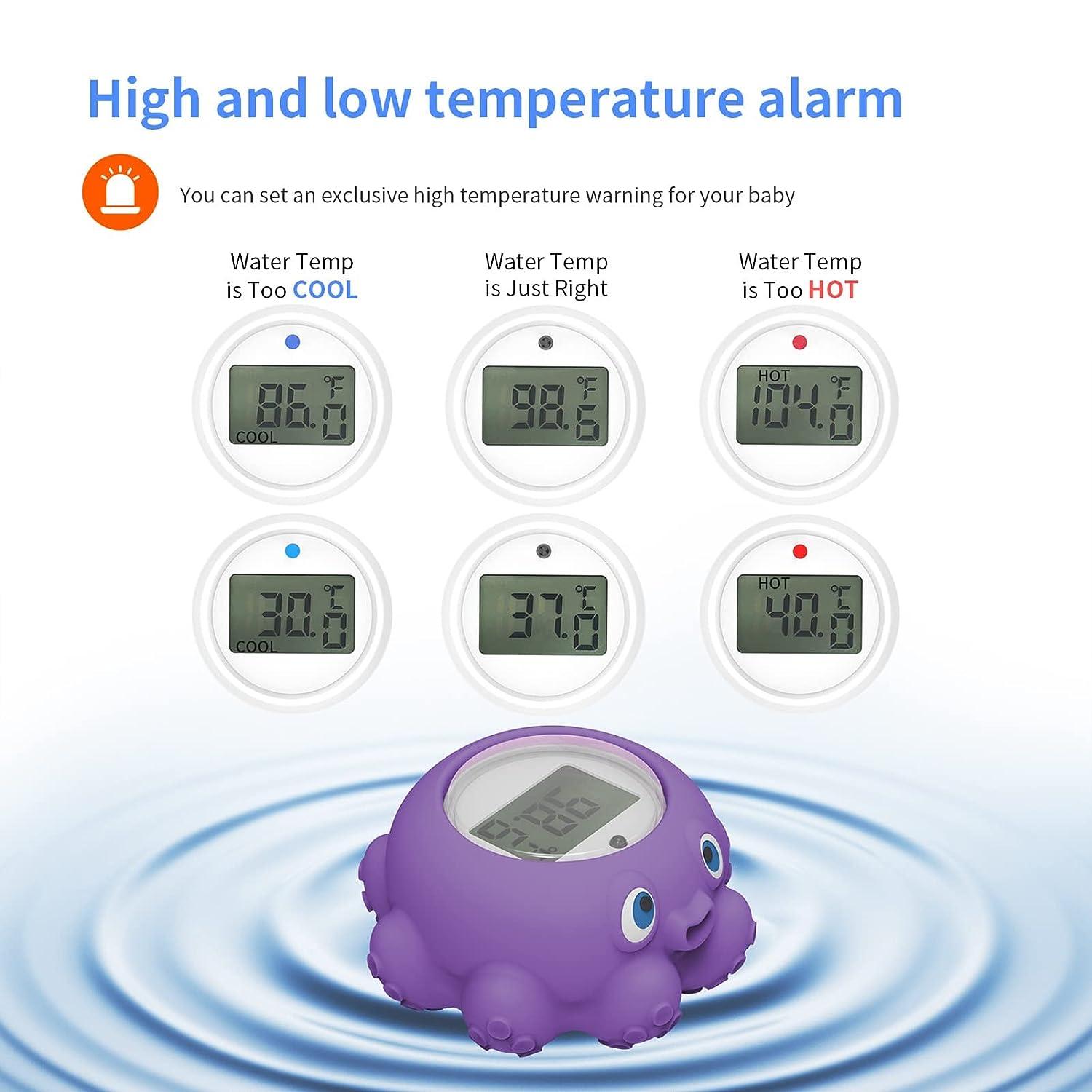 Baby Bath Thermometer Cute Octopus Bath Thermometer Baby Safety Water ...