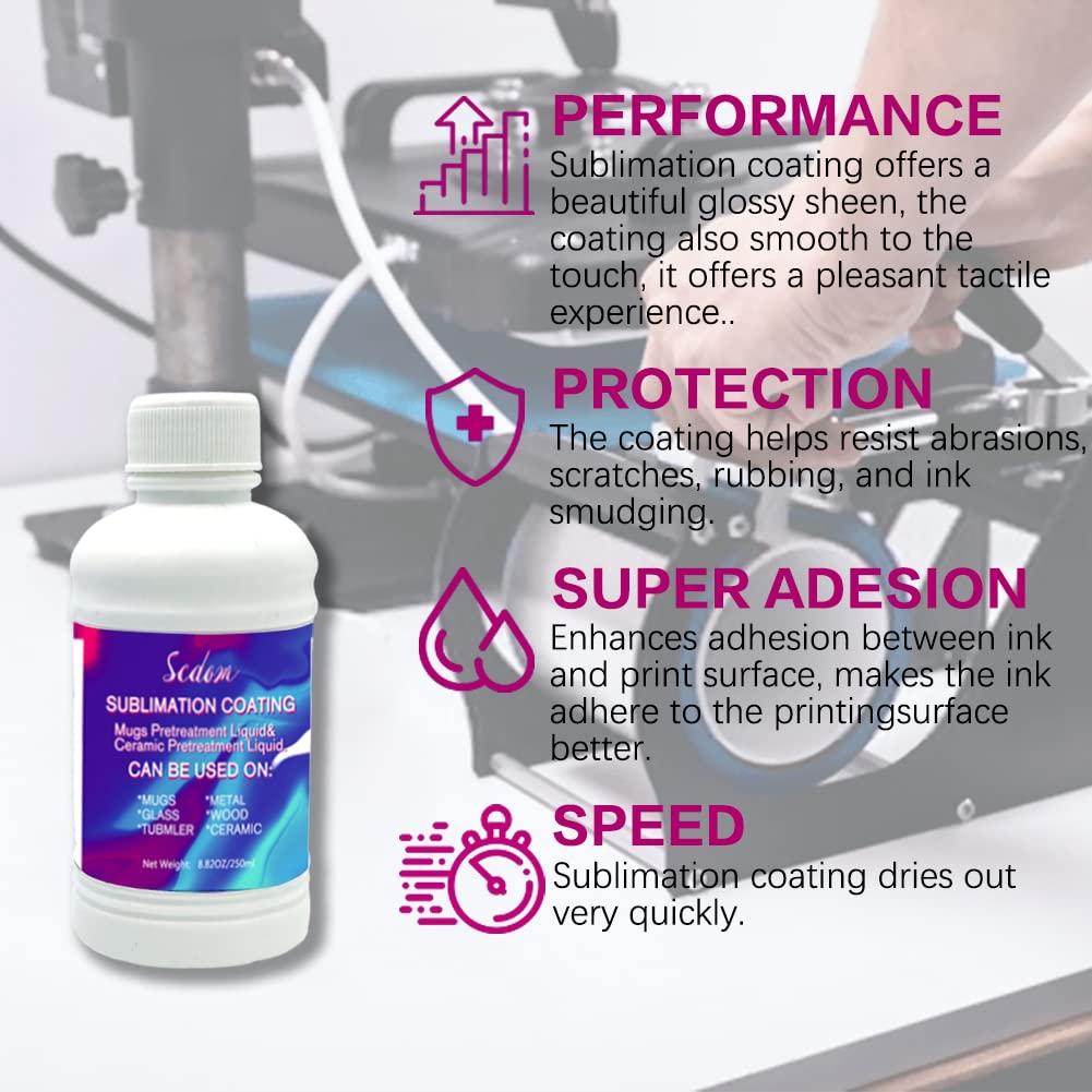 250ML Universal Sublimation Coating Scdom Pretreatment Liquid Coating ...