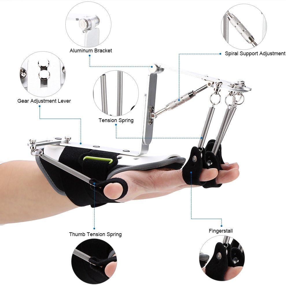 Finger Rehabilitation Adjustable Finger Wrist Orthotics Rehabilitation Trainer Tendons Exercise ...
