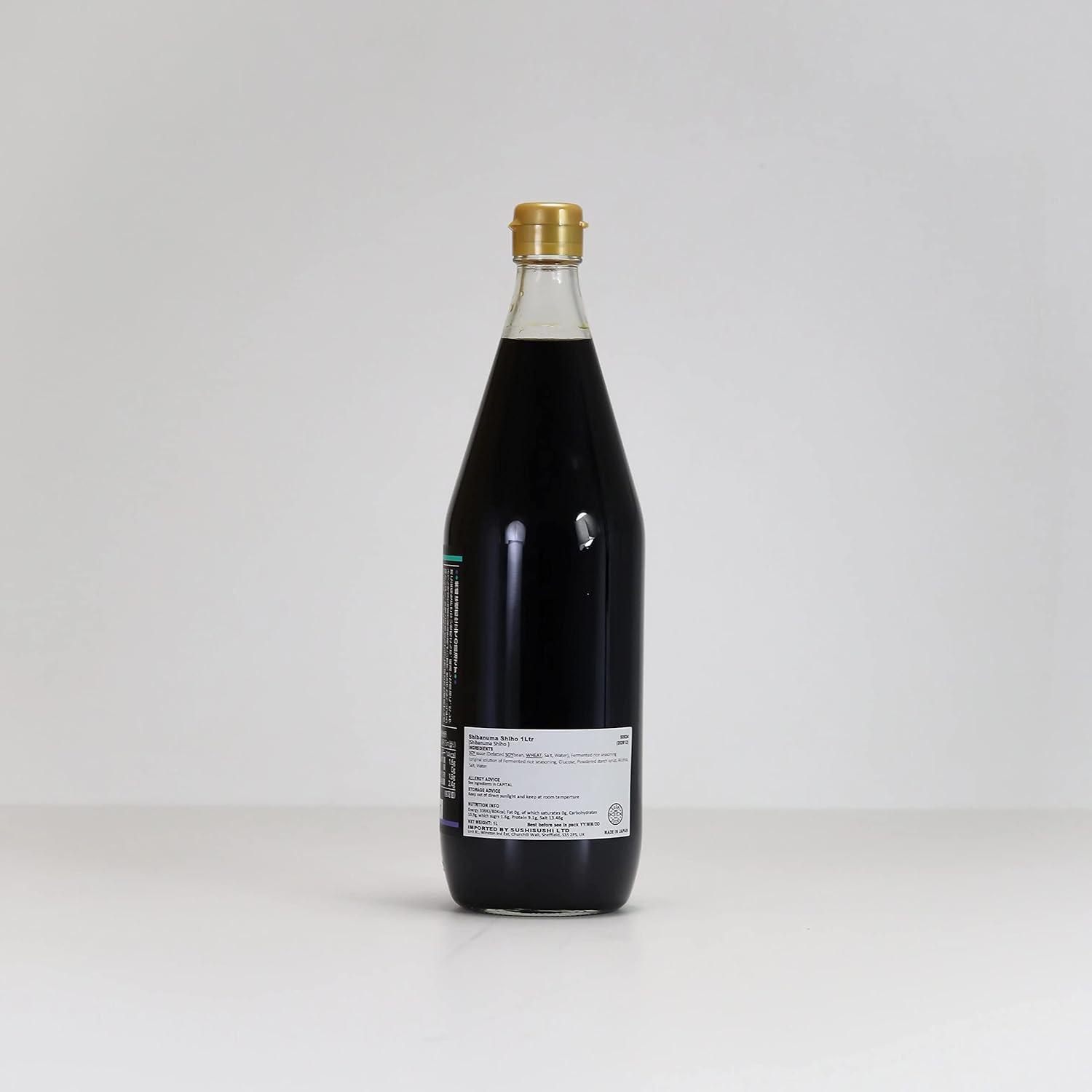 Shibanuma Shiho Raw Soy Sauce 1L - Authentic Japanese Condiment | Buy ...
