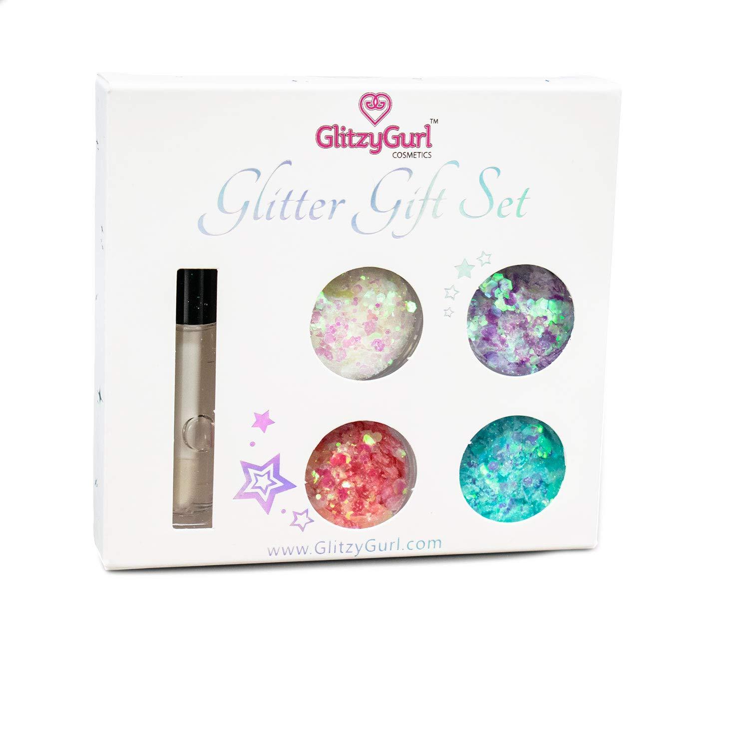 Holographic Glitter Gift Set Unicorn Mermaid Iridescent Chunky Glitter ...