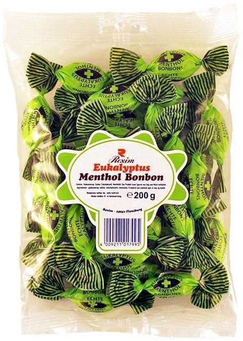 Rexim Euka-Menthol Bonbons 200G | Refreshing Menthol Candy - Buy Online ...