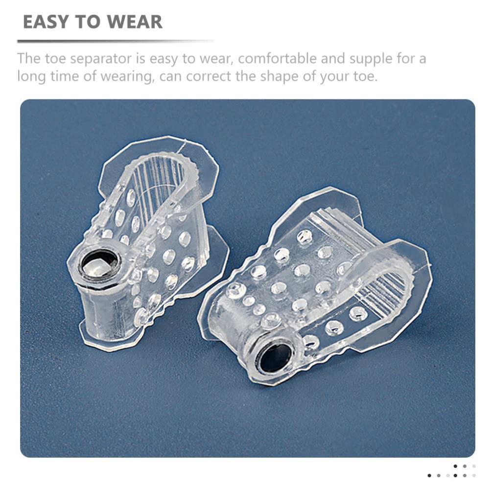 Beavorty Magnet Toe Separators - 4 Pairs for Toe Correction and Hammer ...