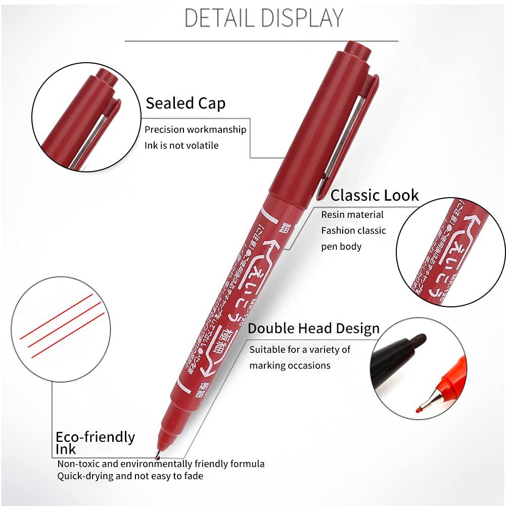 Tattoo Skin Marker Set - Double End Piercing Positioning Pen for Body ...