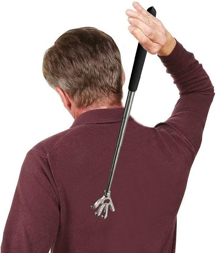 6-Pack Telescopic Back Scratcher Set - Extendable Bear and Eagle Claw ...