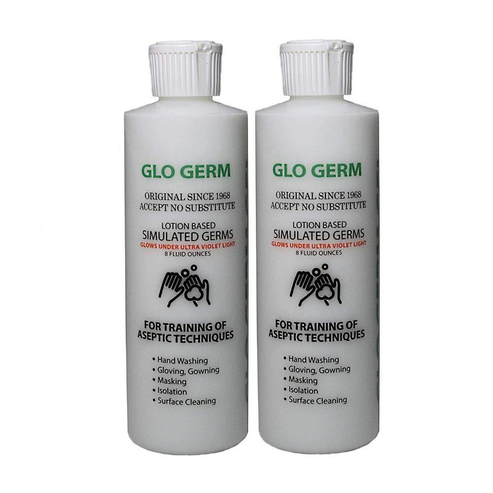Glo Germ Gel 16 oz Double Pack - Lotion Based Simulated Germs for ...