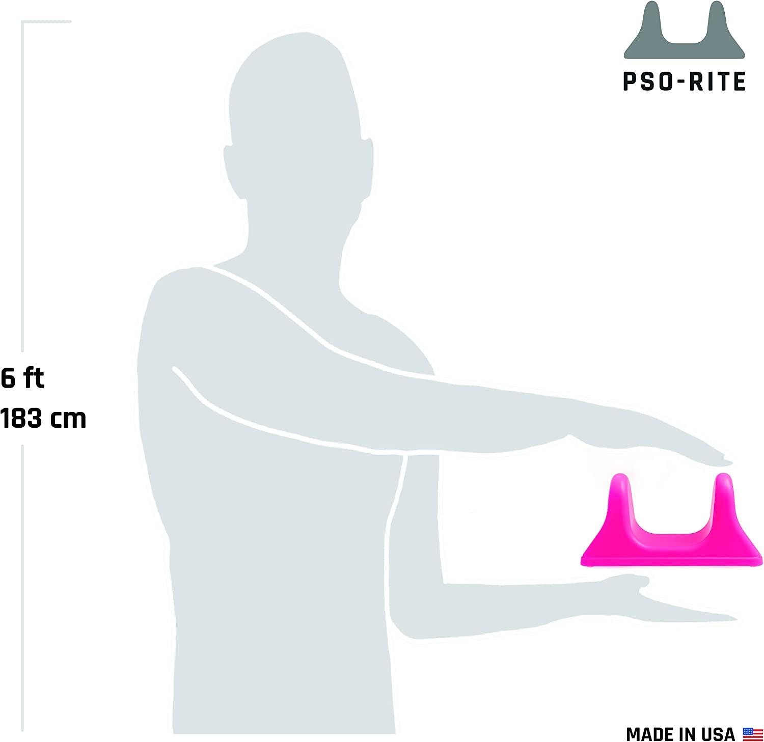 Pso-Rite - Sunset Red Psoas Muscle Release & Massage Tool for Back, Hip ...