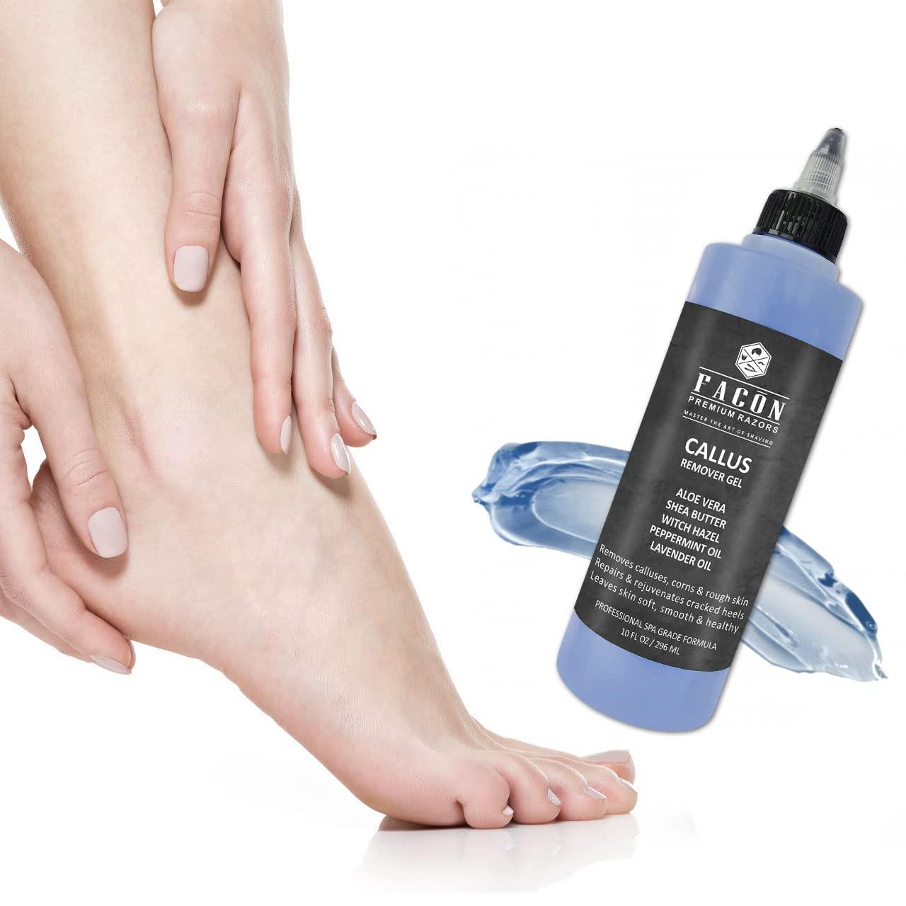 Facn Professional Clear Callus Remover Gel with Aloe Vera, Shea Butter ...