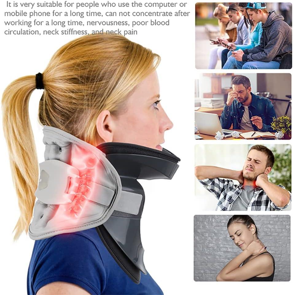 Badez Inflatable Neck Collar - Adjustable Neck Traction Device with ...