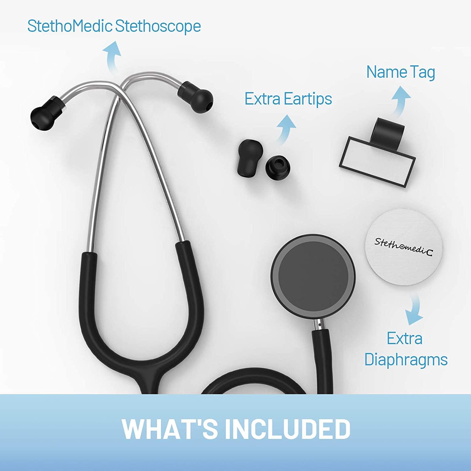 FriCARE Lightweight Dual Head Stethoscope 28 inch for Medical ...