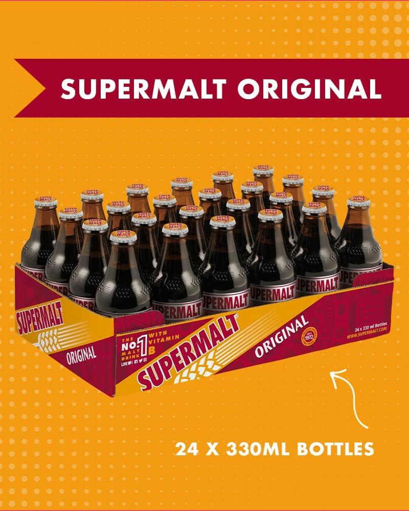 SUPERMALT | Original Flavour Malt Drink | Alcohol Free| Premium Malt ...