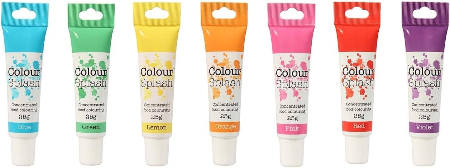 Colour Splash Food Colouring Gel (Rainbow Colours 7 Set) | Buy Now with ...