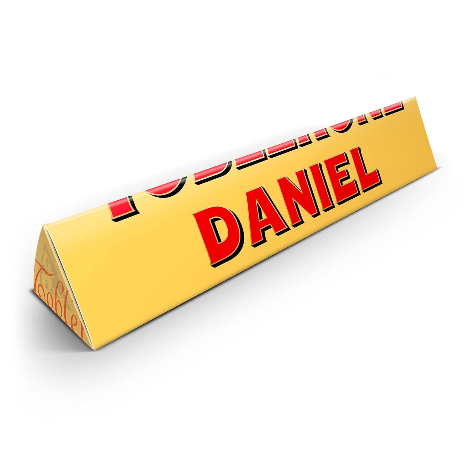 Personalized Toblerone - Custom Milk Chocolate with Names & Messages ...