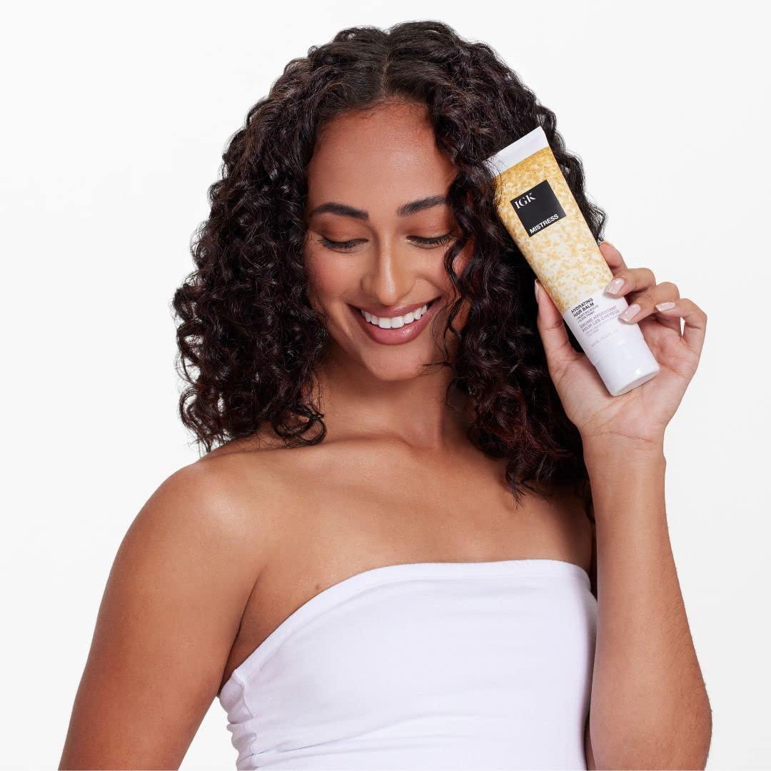 IGK MISTRESS Hydrating Hair Balm - Lightweight Frizz Control & Shine ...