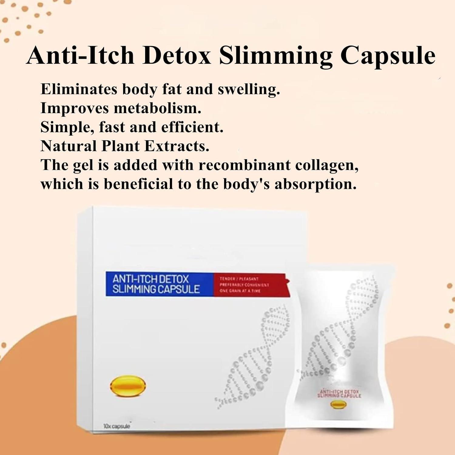 Soothe&Slim Anti-Itch Detox Slimming Capsules - Anniecare Natural 3-Box ...