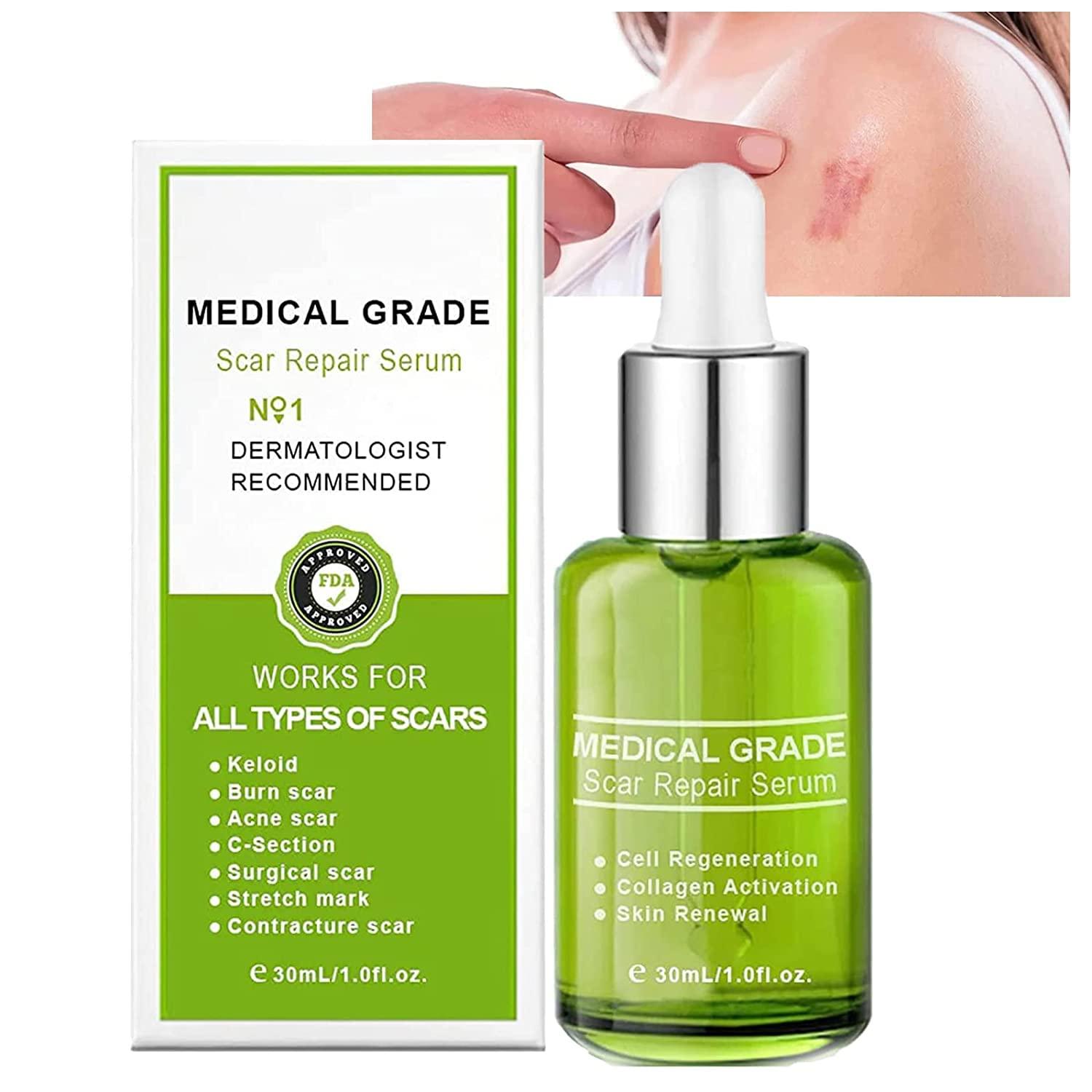 Goopgen Advanced Scar Repair Serum - Medical Grade Treatment for All ...