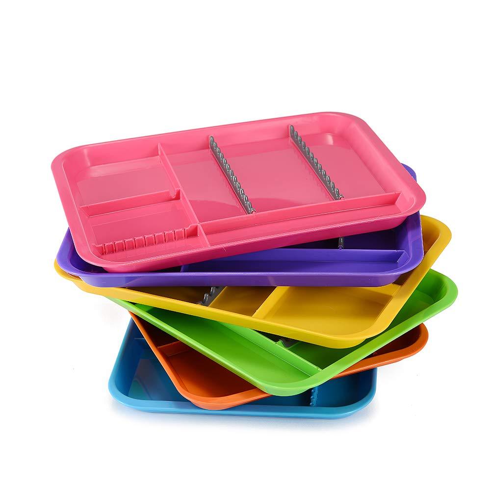 Easyinsmile Autoclavable Dental Instrument Set-Up Trays - Fuchsia | Buy ...