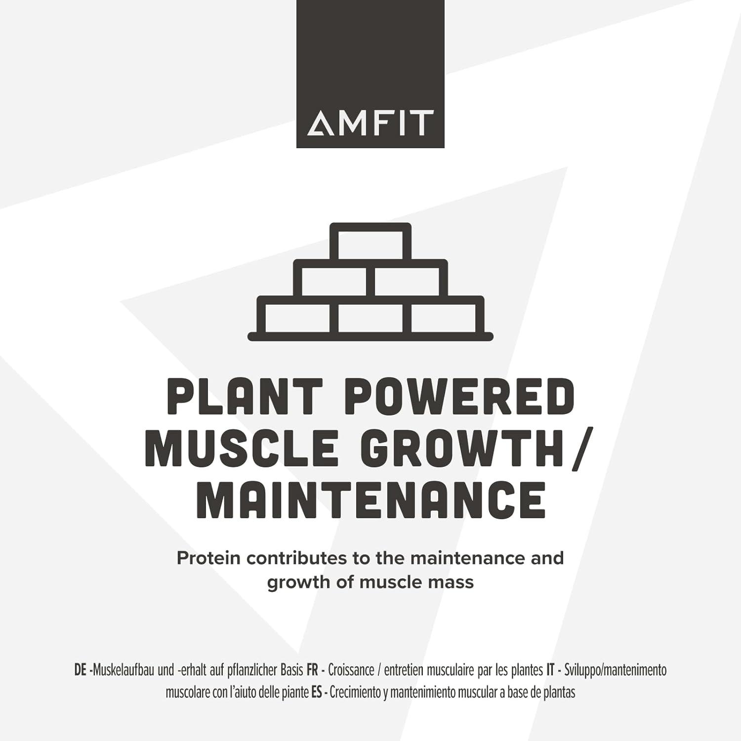 Amfit Nutrition Plant Based Chocolate Brownie Protein Powder 900g | Buy ...