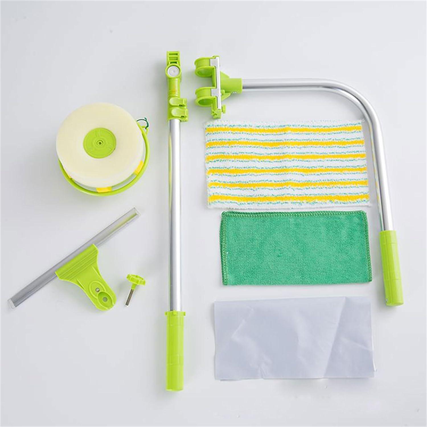 Telescopic Window Cleaner Glass Window Scrubber Retractable Handle ...